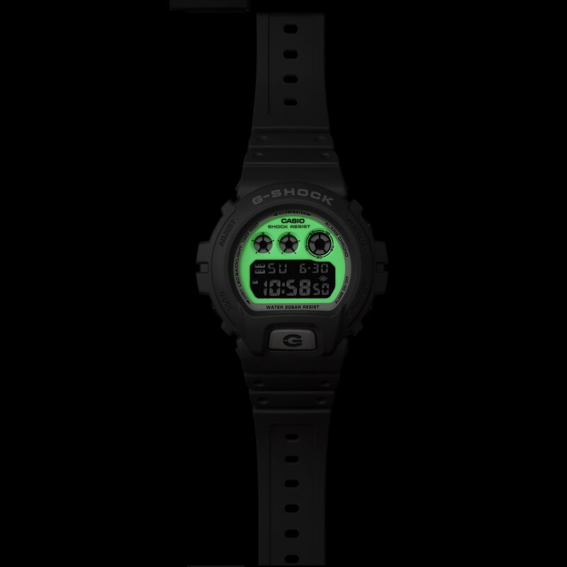G-Shock Hidden Glow White Dial, 50mm
