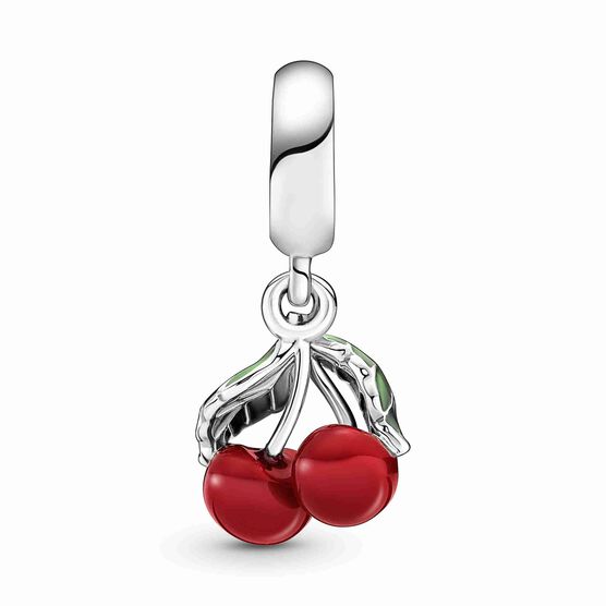 Pandora Asymmetrical Cherry Fruit Dangle Charm - 791583C01 | Ben Bridge ...