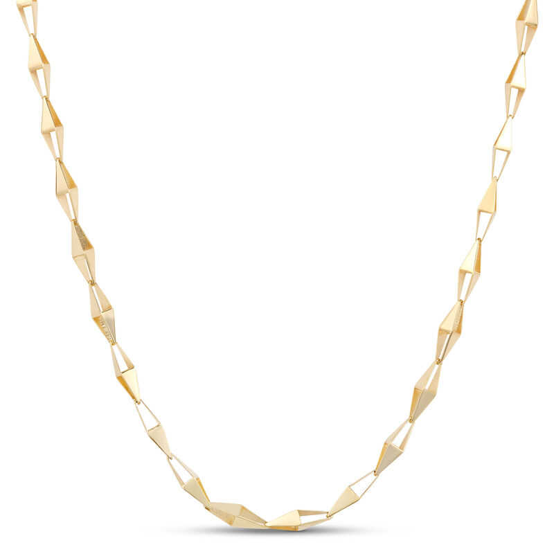 Toscano 18-Inch Kite Link Chain, 14k Yellow Gold