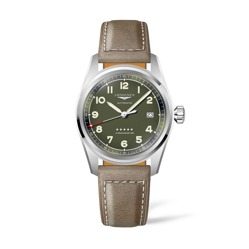 Longines Spirit Green Dial Watch, 40mm