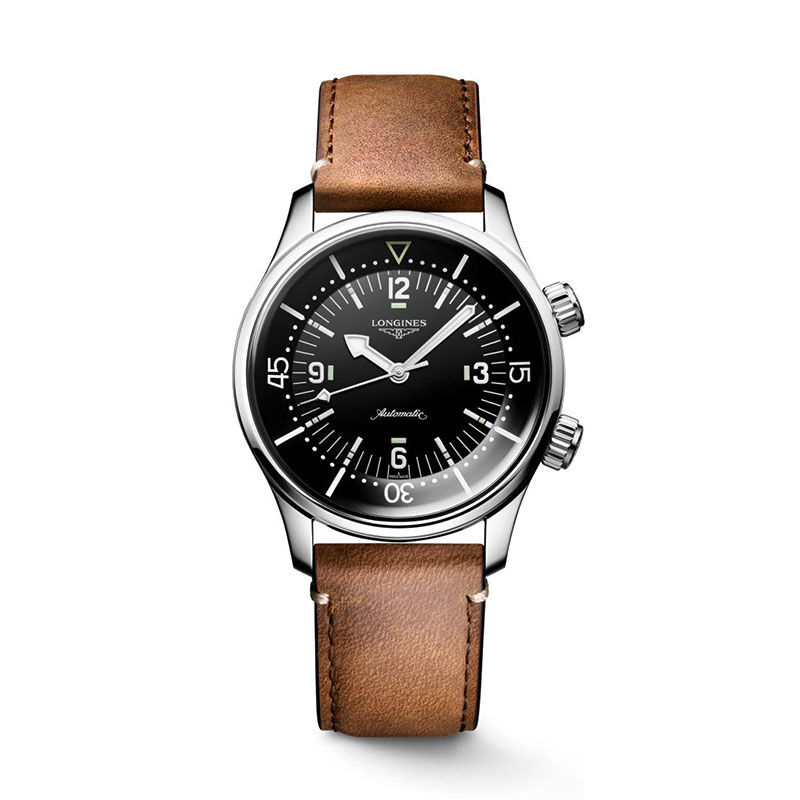 Longines Legend Diver Black Dial, 39mm
