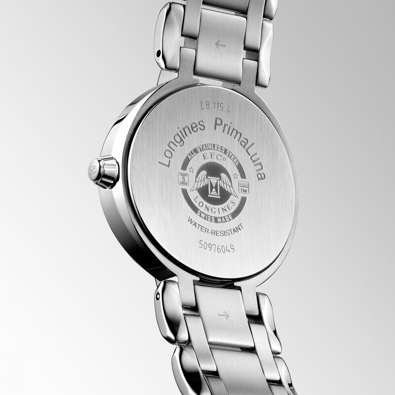 Longines PrimaLuna Red Dial Watch, 30.5mm