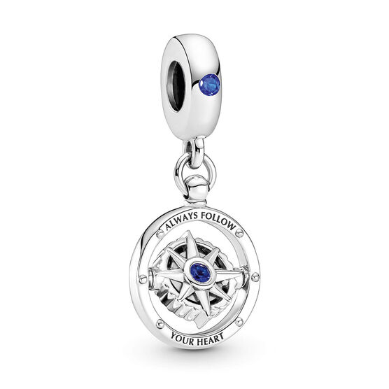 Pandora Spinning Compass Crystal Dangle Charm - 790099C01 | Ben Bridge ...