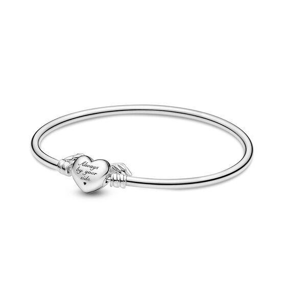 Pandora Moments Winged Heart Bangle - 599379C00 | Ben Bridge Jeweler