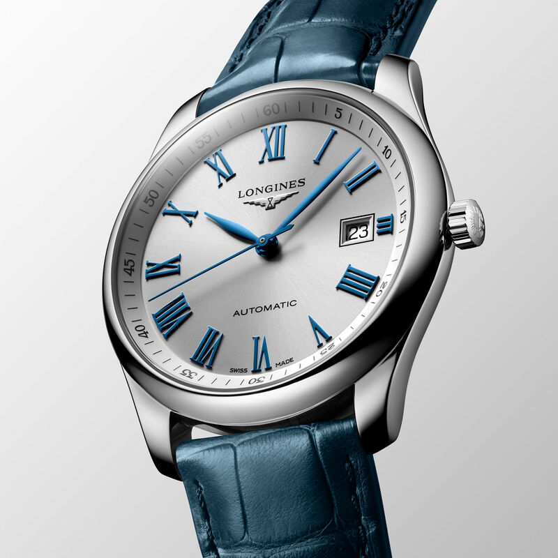 Longines Master Silver Dial Watch, 40mm
