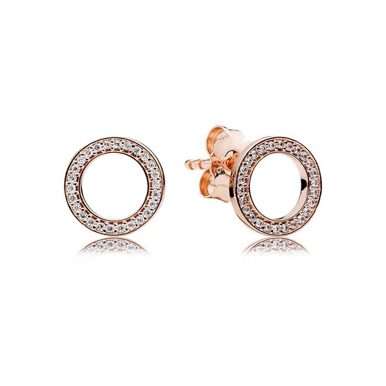 Pandora Sparkling CZ Circle Stud Earrings - 280585CZ | Ben Bridge Jeweler