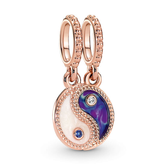 Pandora Splittable Yin & Yang Sparkling CZ & Enamel Dangle Charm ...