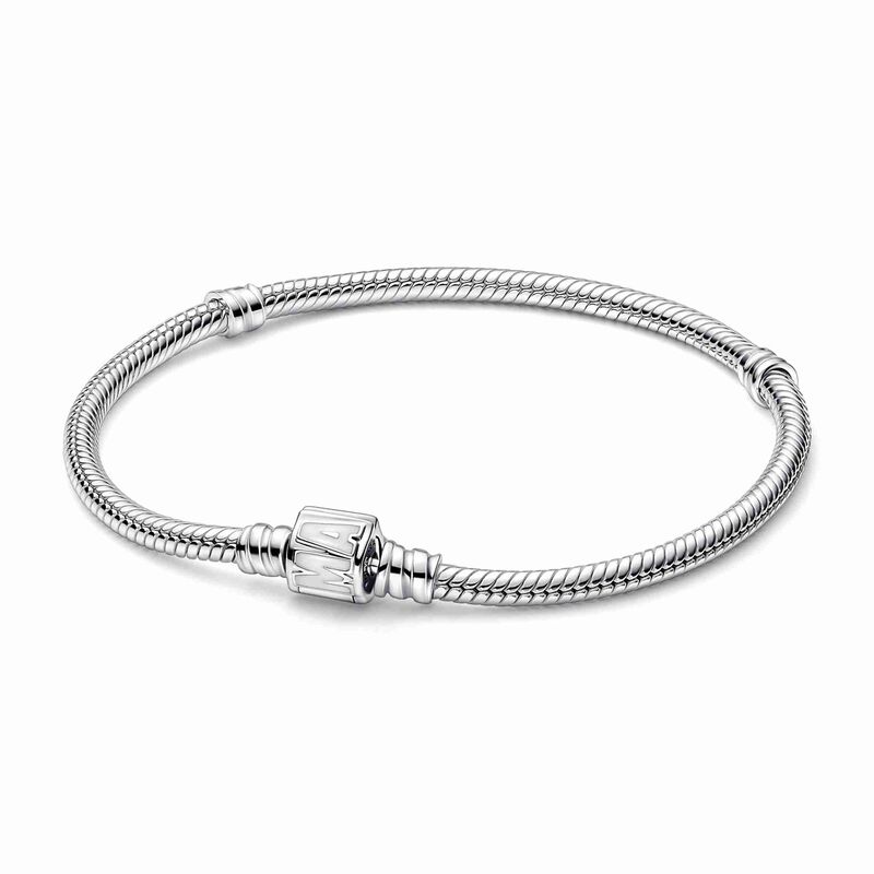 Pandora Moments Marvel Logo Clasp Snake Chain Bracelet | 17 cm (6.7 inches)