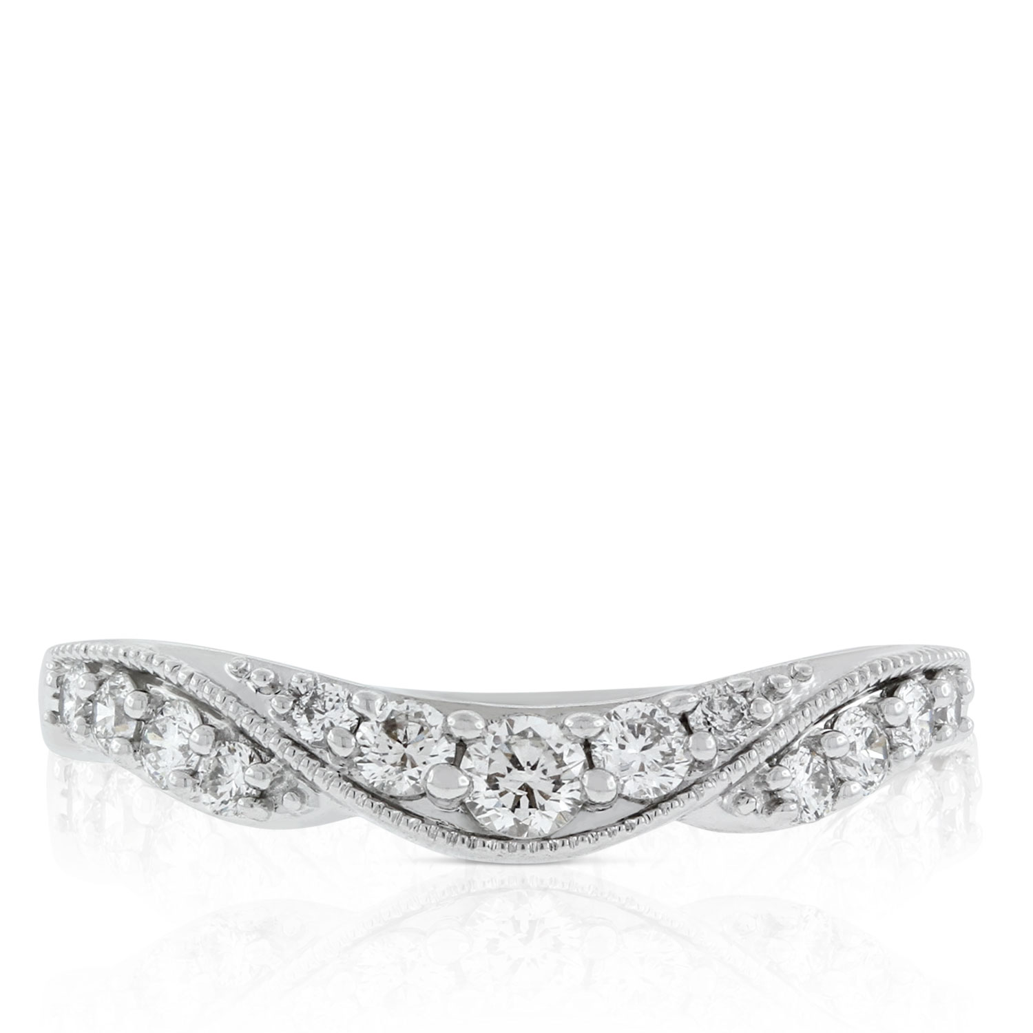 Diamond Contour Band 14K | Ben Bridge Jeweler