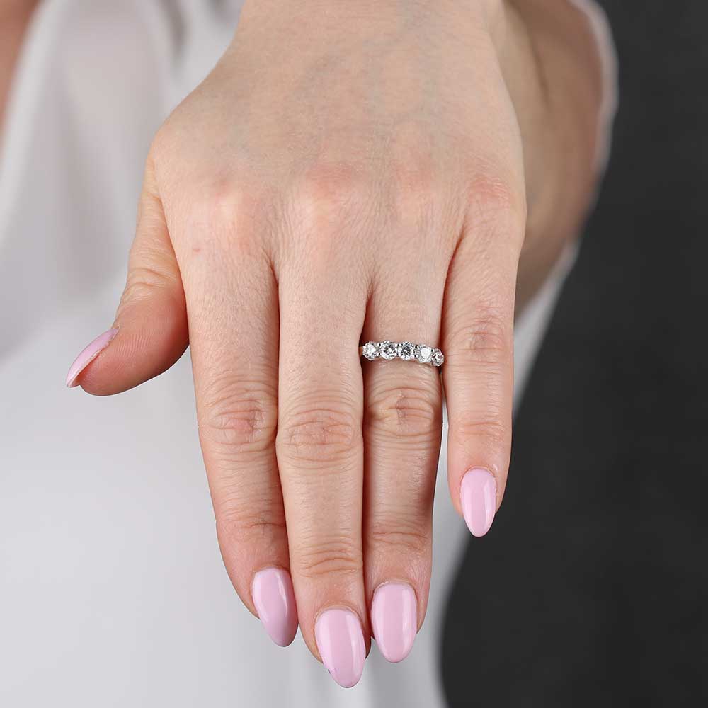 Ben Bridge Signature 5-Stone Diamond Band 18K, 1 ctw. - A100RL87-BFC58W ...