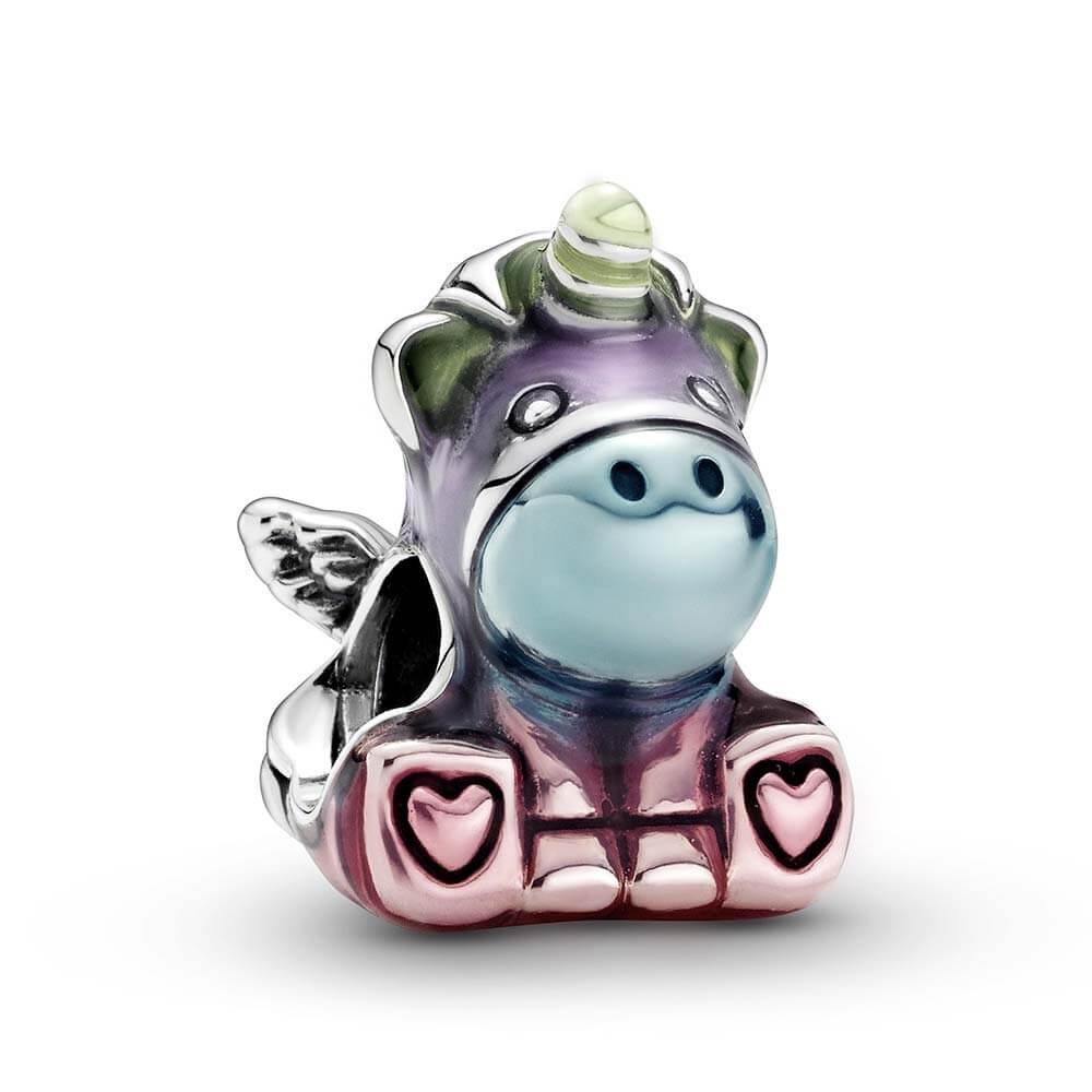 Pandora Friends Colorful Rainbow Bruno the Unicorn Charm - 799353C01 ...