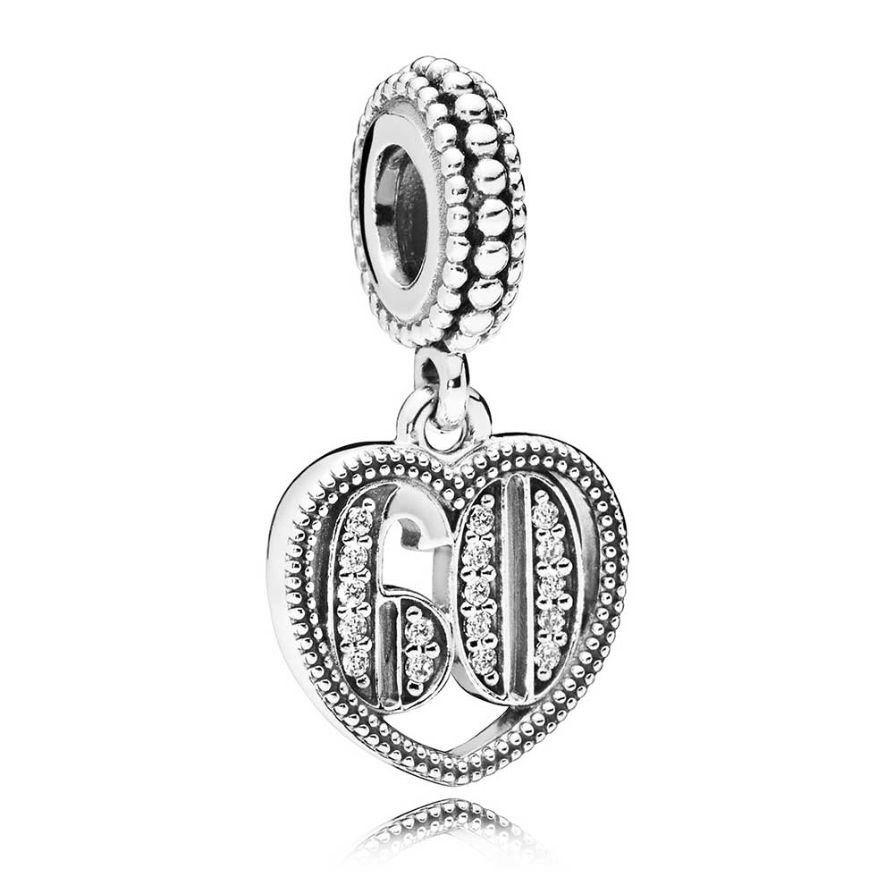 60th Birthday Pandora Charm