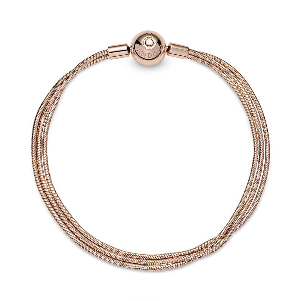 Pandora Moments Multi Snake Chain Bracelet - 589338C00 | Ben Bridge Jeweler