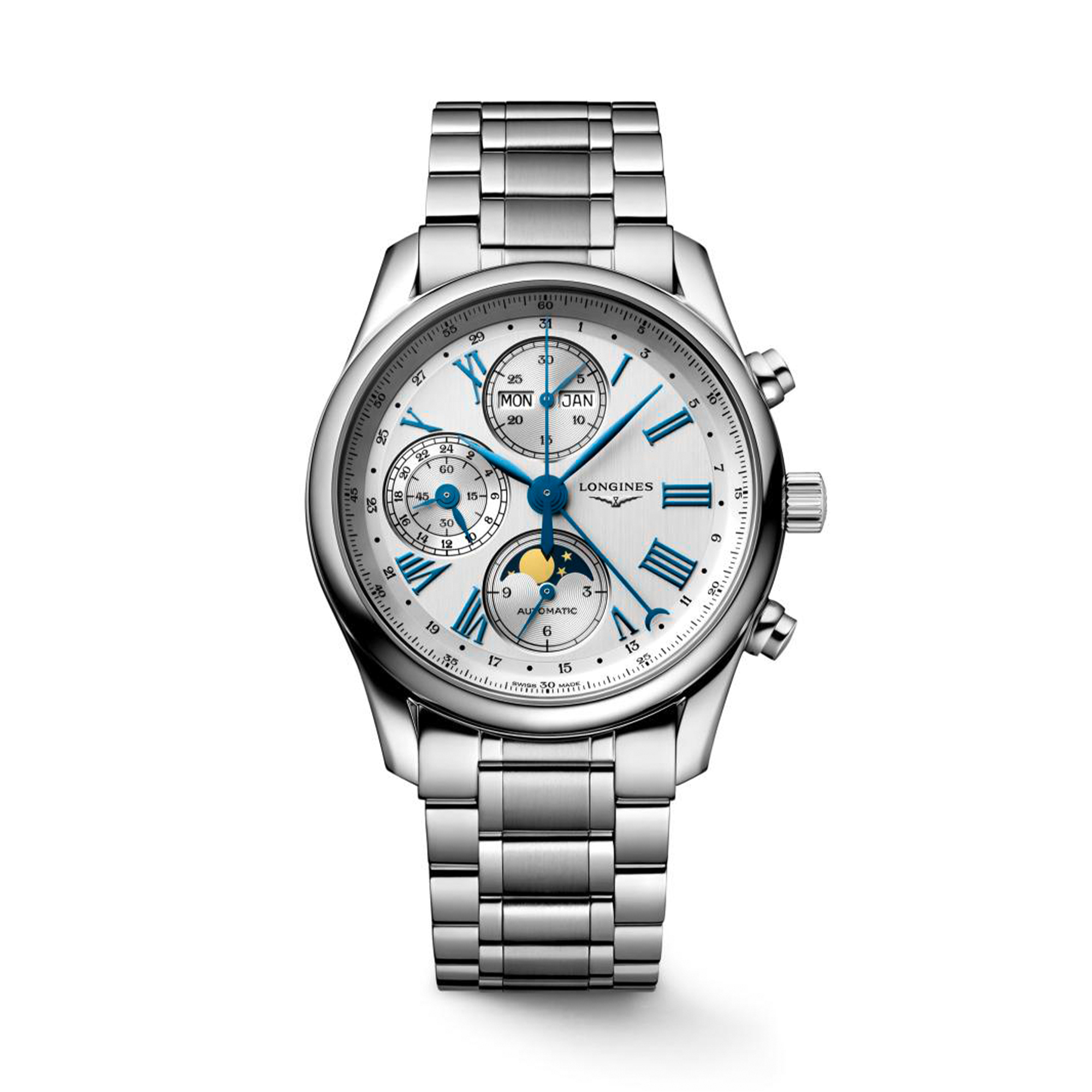 Longines Master Collection Watch Silver Dial, 40mm