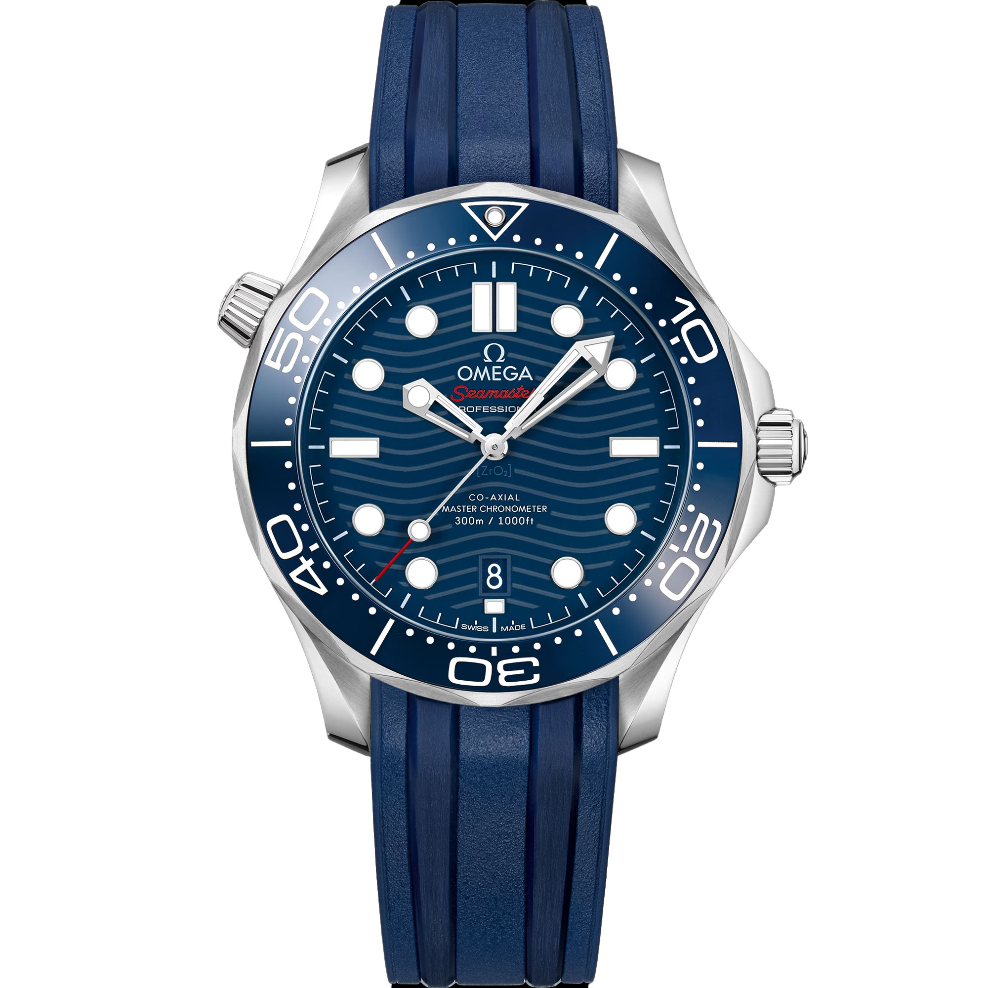 OMEGA Seamaster Diver 300M Steel Blue Dial Watch, 42mm - Great Gifts Club