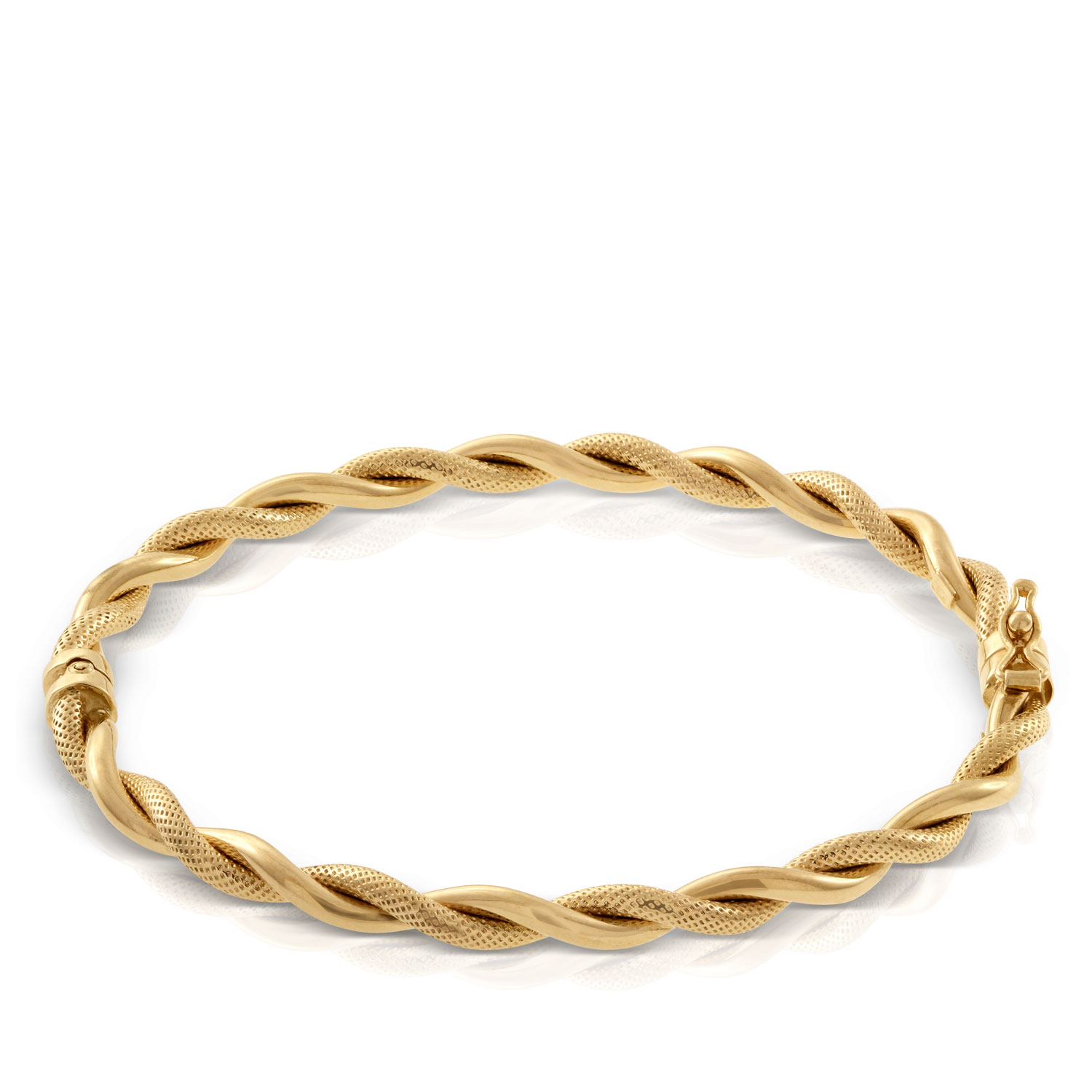 Toscano Twisted Rope Bangle Bracelet 14K | Ben Bridge Jeweler