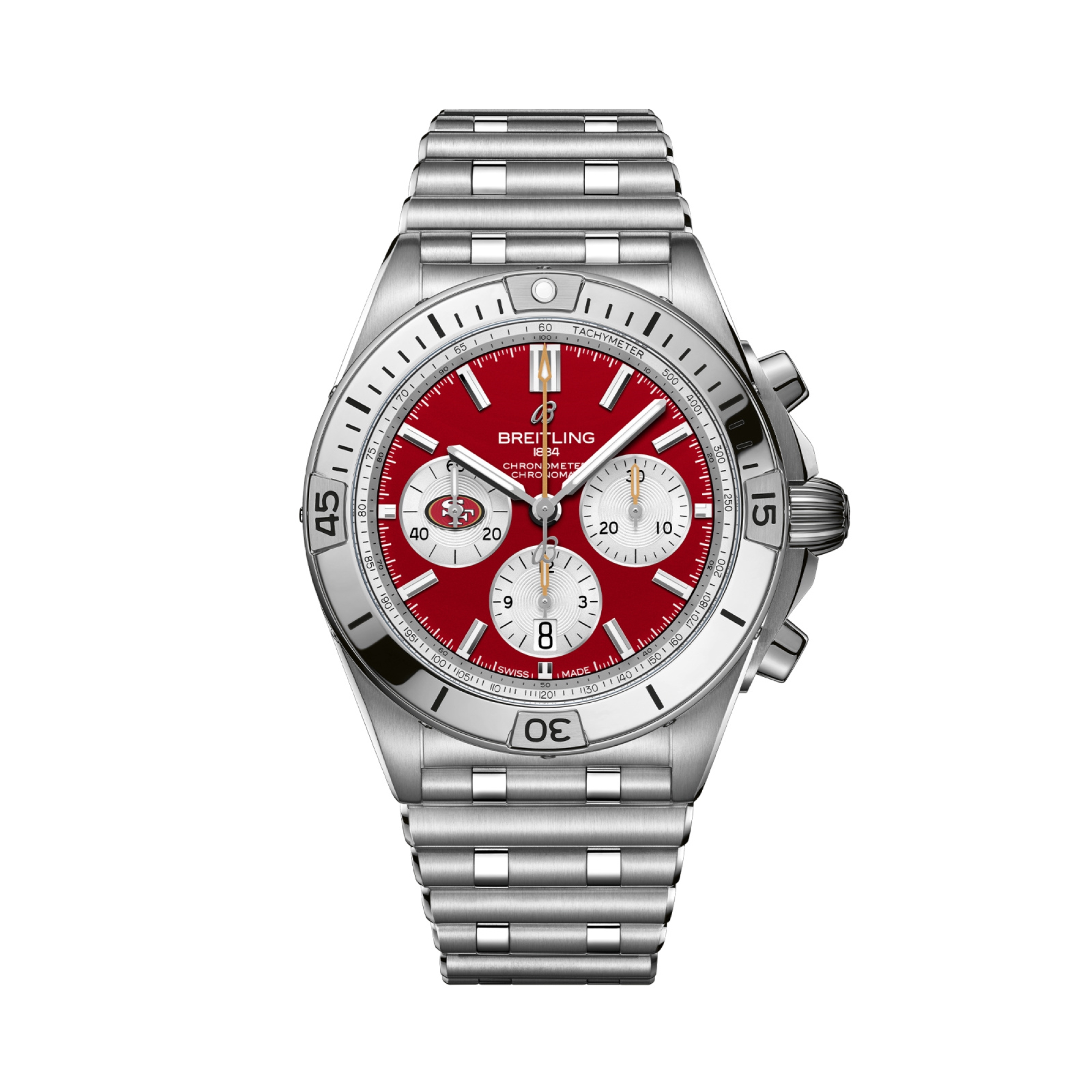 Breitling Chronomat San Francisco 49ers Red Dial Watch, 42mm - Great ...
