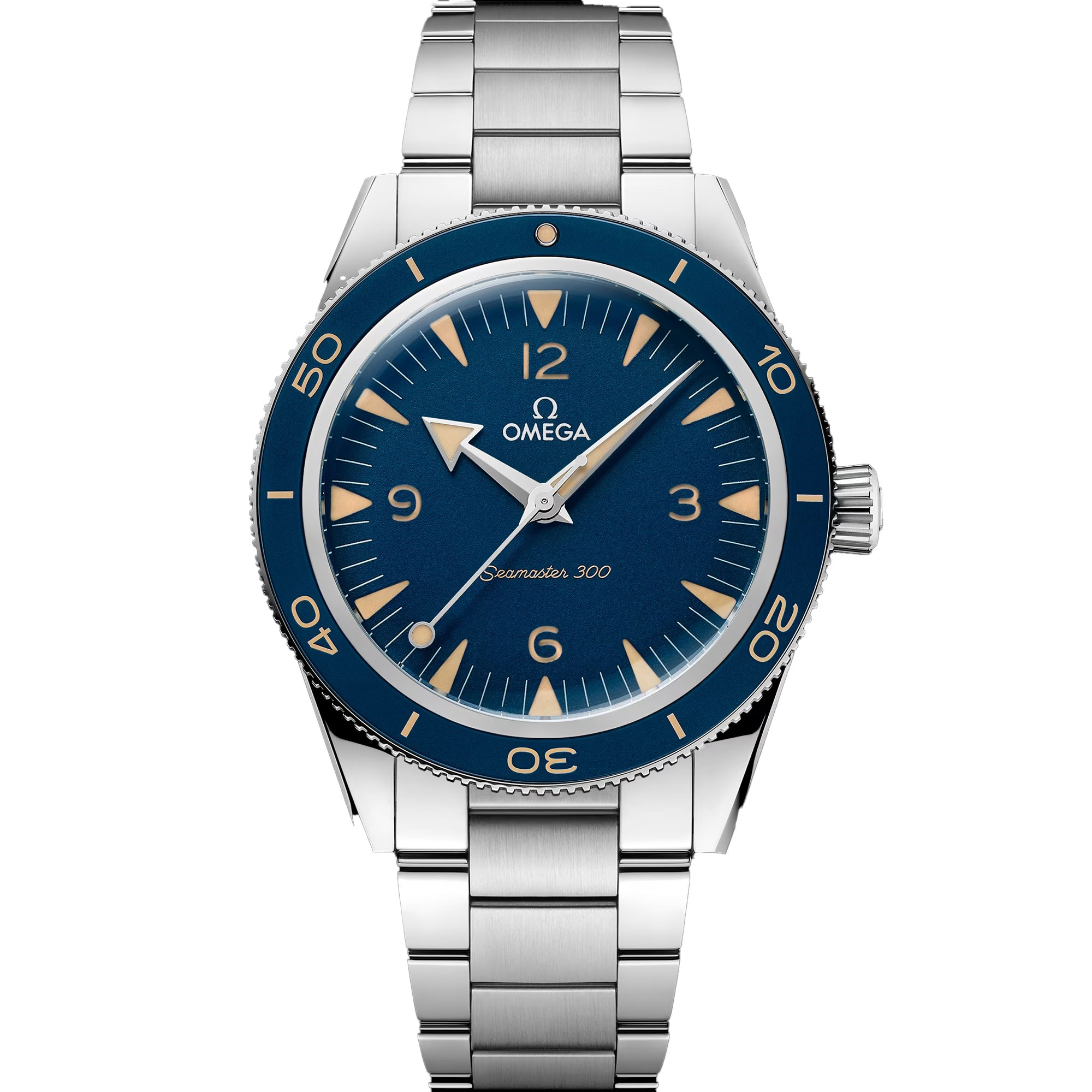 OMEGA Seamaster 300 Blue Dial Watch, 41mm - Great Gifts Club