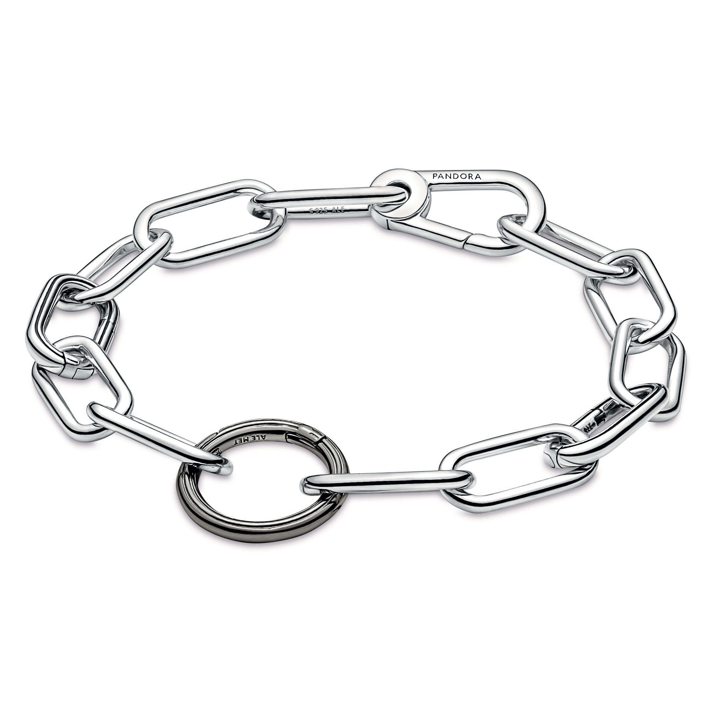 Pandora ME Styling Round Ruthenium Link Connector - 749671C00 | Ben ...