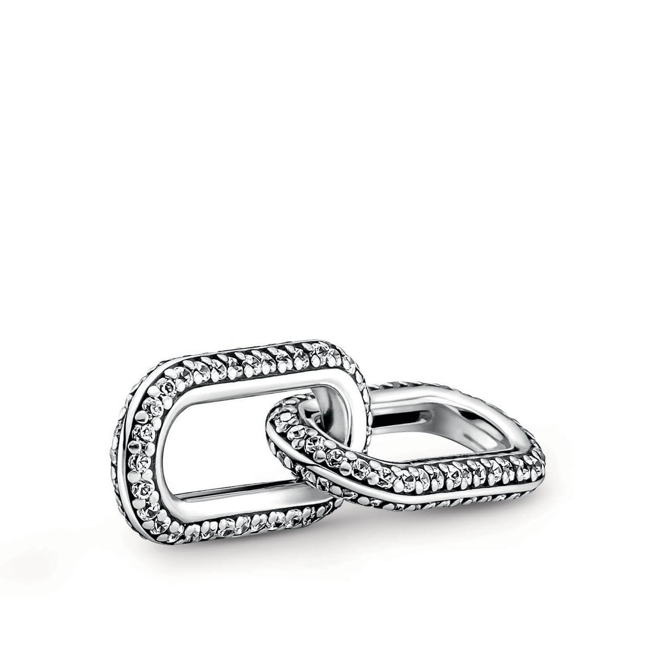 Pandora ME Styling Clear Pavé CZ Double Link - 799660C02 | Ben Bridge ...