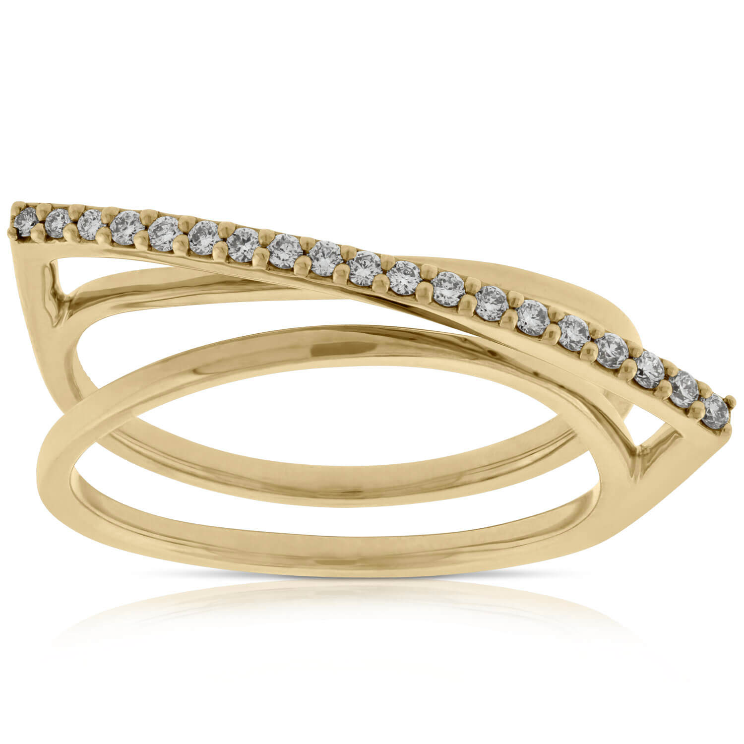 Diamond Overpass Ring 14K | Ben Bridge Jeweler
